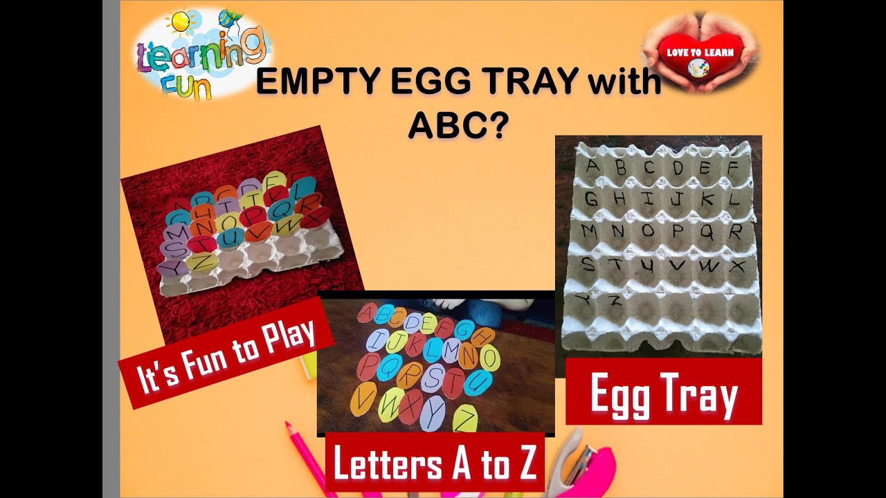 EMPTY EGG TRAY with ABC - YouTube
