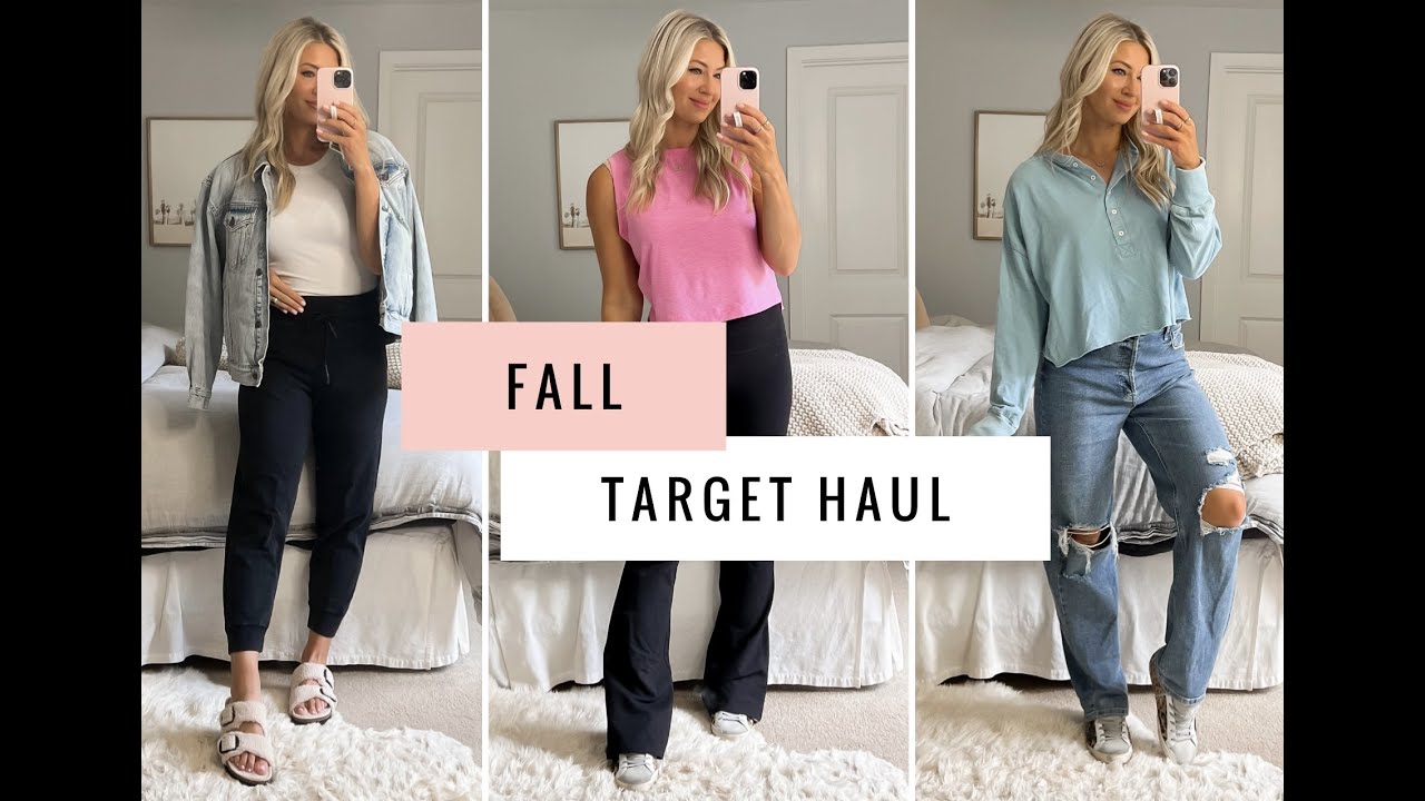 Fall Target Haul - Target Fall Try On - Target Deals - YouTube