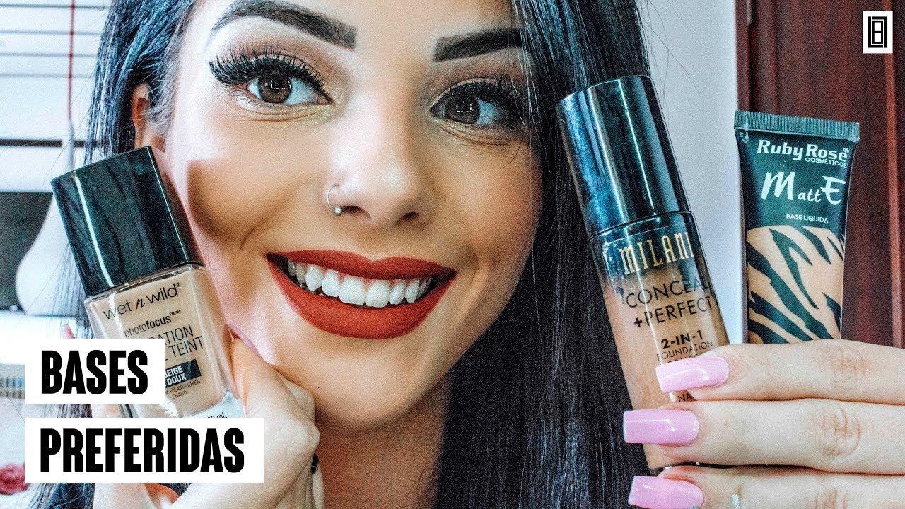 QUAL A MELHOR BASE PARA O ROSTO? MINHAS PREFERIDAS - YouTube