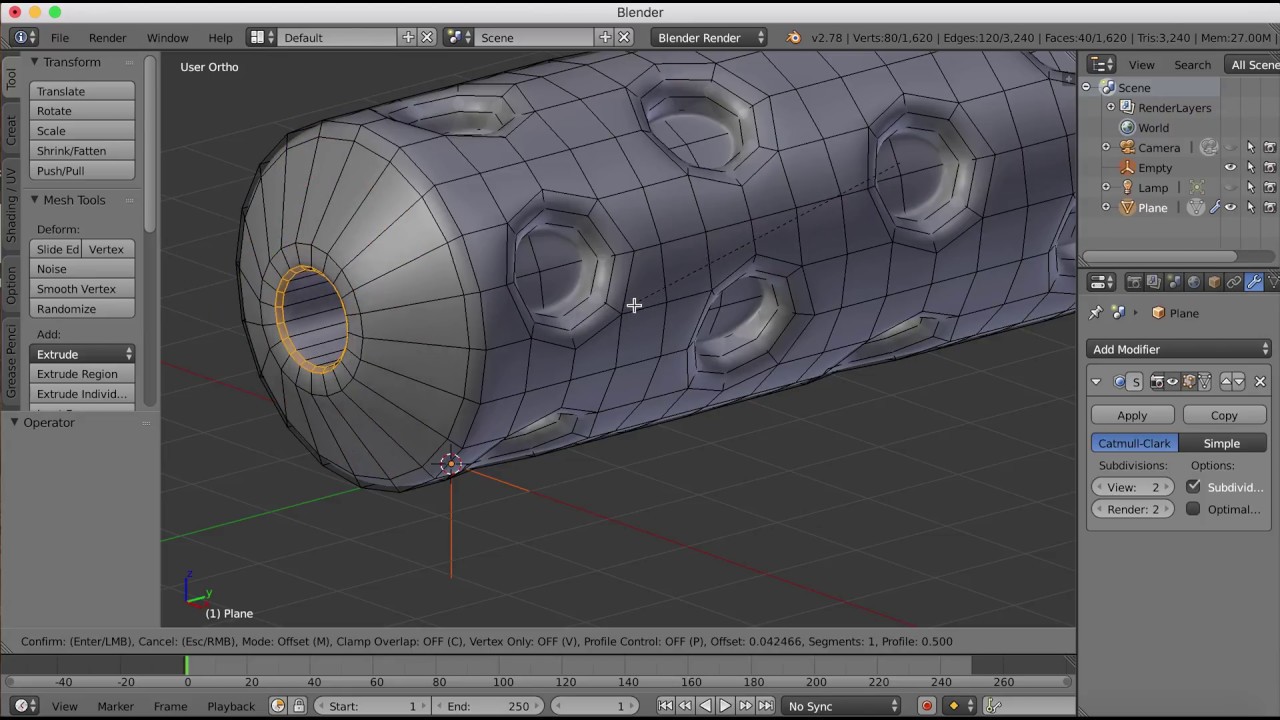 cilindro con perforaciones - YouTube