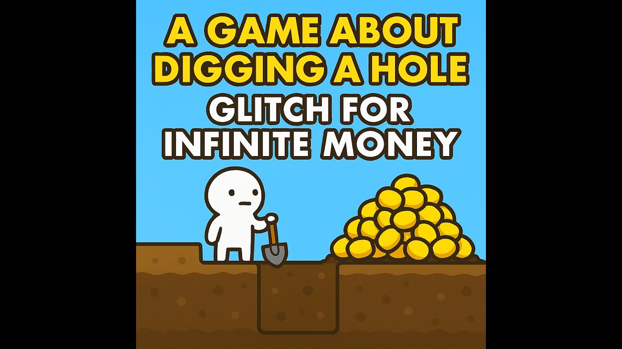 "A Game About Digging A Hole" – Infinite Money Glitch - YouTube