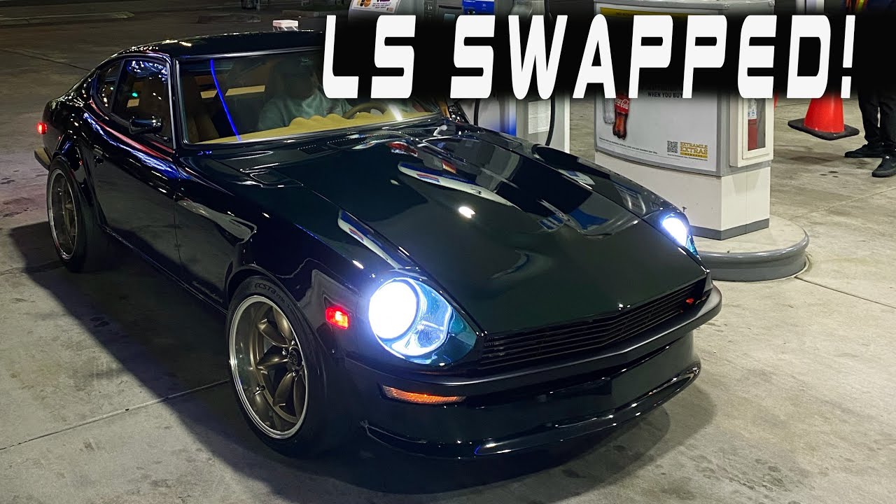 FILMING OUR LS SWAPPED 240Z WITH AUTOTOPIALA - YouTube