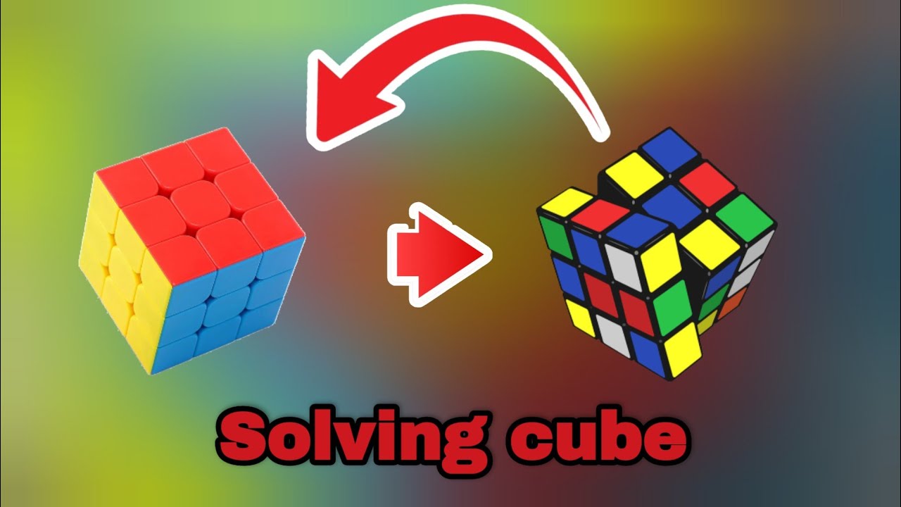solving 3x3 rubik's cube | Bomb cuber AA | - YouTube