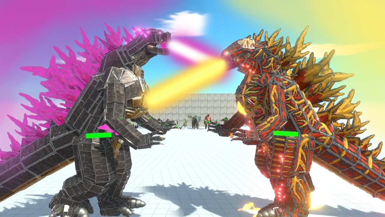 GODZILLA LEGENDARY VS GODZILLA EVOLVED, THE ULTIMATE MONSTER BATTLE ...