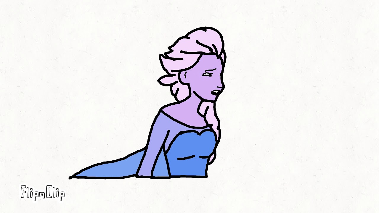 Elsa screaming in 2d - YouTube