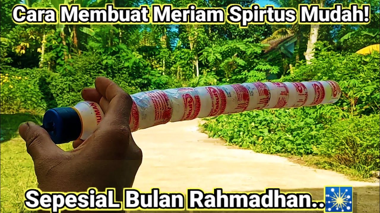 Cara Membuat Meriam dari Botol Yakult Mudah - YouTube