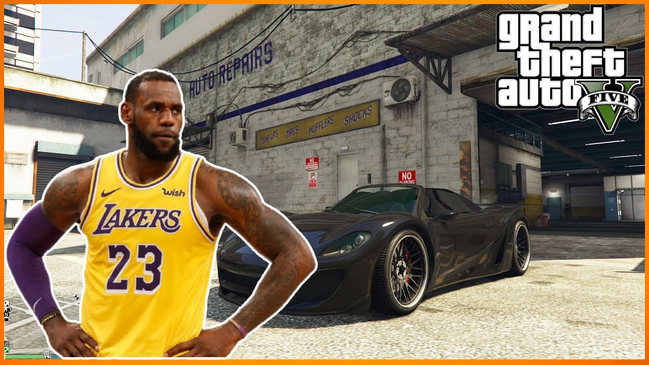 How to Make LeBron James Car in GTA 5 - Porsche 918 Spyder - YouTube
