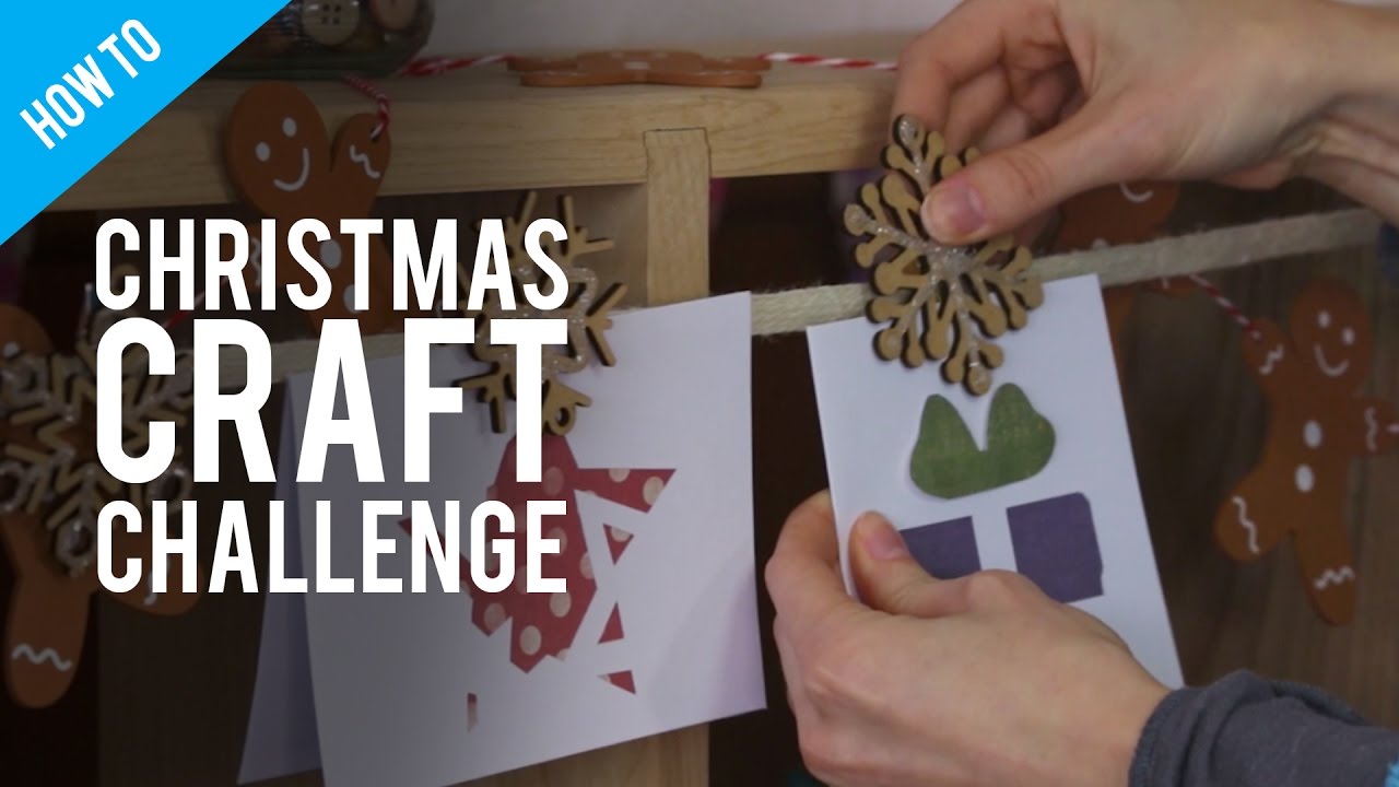 £10 Christmas Craft Challenge - YouTube