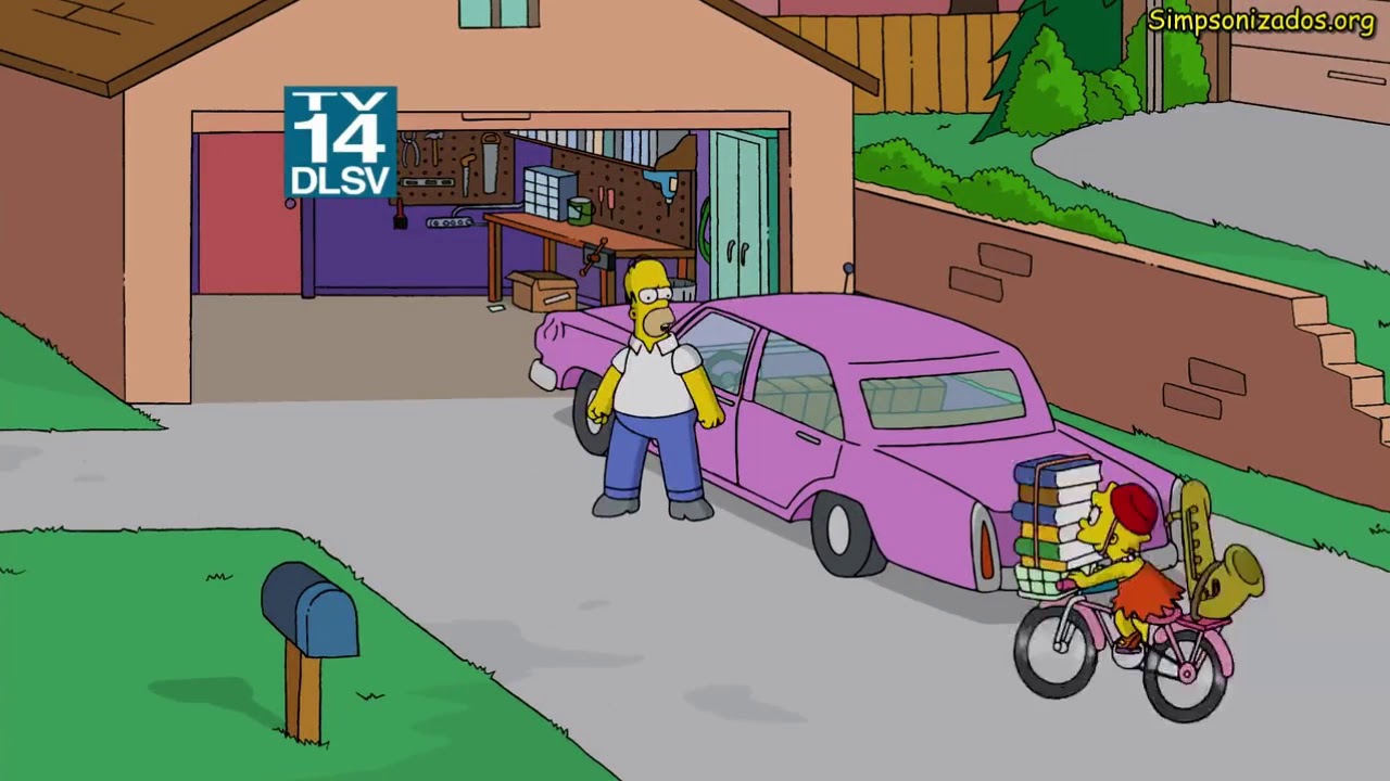 LA ESCALERA DE FLANDERS-LOS SIMPSONS (1/5) - YouTube