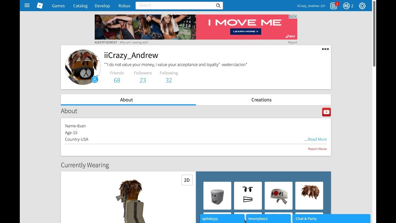 How to put your Youtube's link on your ROBLOX profile (Reupload) - YouTube