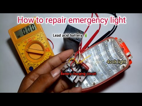 How to repair emergency light at home|| how to repair emergency light ...
