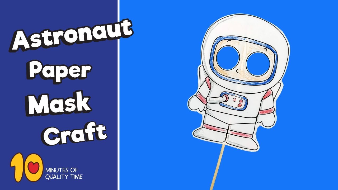 Astronaut Mask Template For Preschoolers