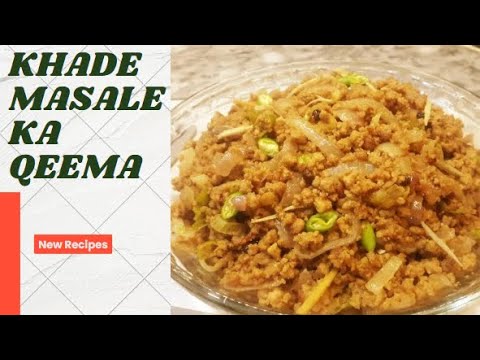 Khade Masale Ka Qeema recipe | Stew Qeema recipe | Unique Flavour ...