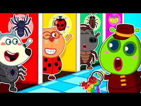Don't Pick The Wrong Room!! 24 Hours Insect Hotel Challenge | Lycan Cartoon for Kids