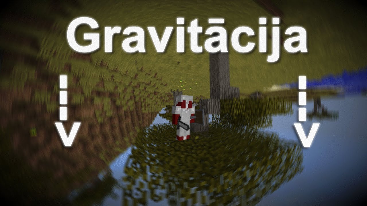 Apgriezta Gravitācija Minecraft (Latviski) - YouTube