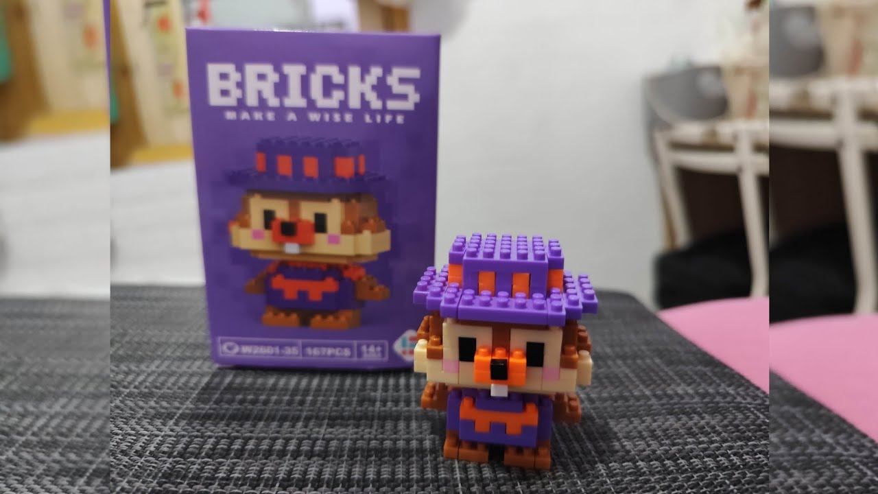 Lego Bricks CHIPMUNK (Code W2601-35) #timelapse - YouTube