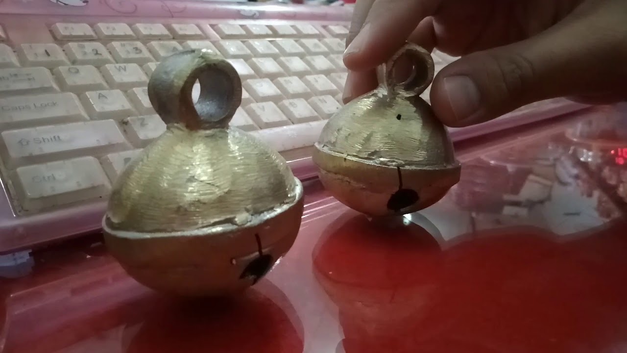 Lonceng sapi / klintingan sapi / lonceng bulat kuningan - YouTube
