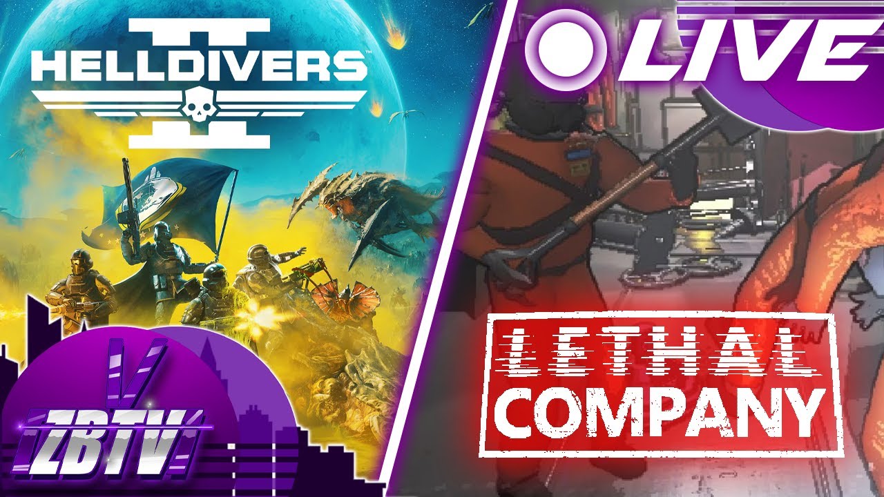 Dropping In On Hell Divers 2 Getting Bugs Then Dealing With Bugs On Modded Lethal Company! - YouTube