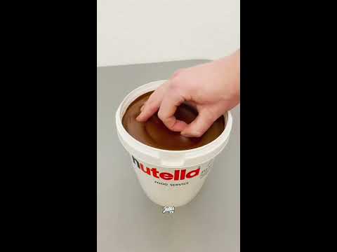 Giant Nutella Chocolate Bucket - YouTube