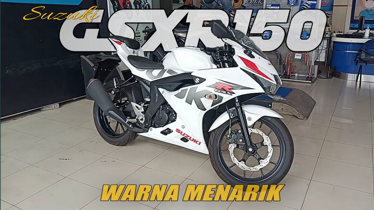 Suzuki GSX R150 putih - spesifikasi & fitur - YouTube