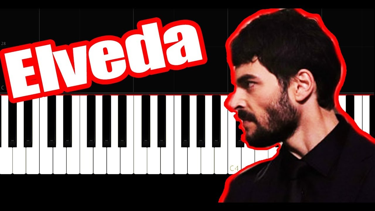 Hercai Dizi Müziği - SLOW EASY - Elveda - Piano Tutorial - YouTube