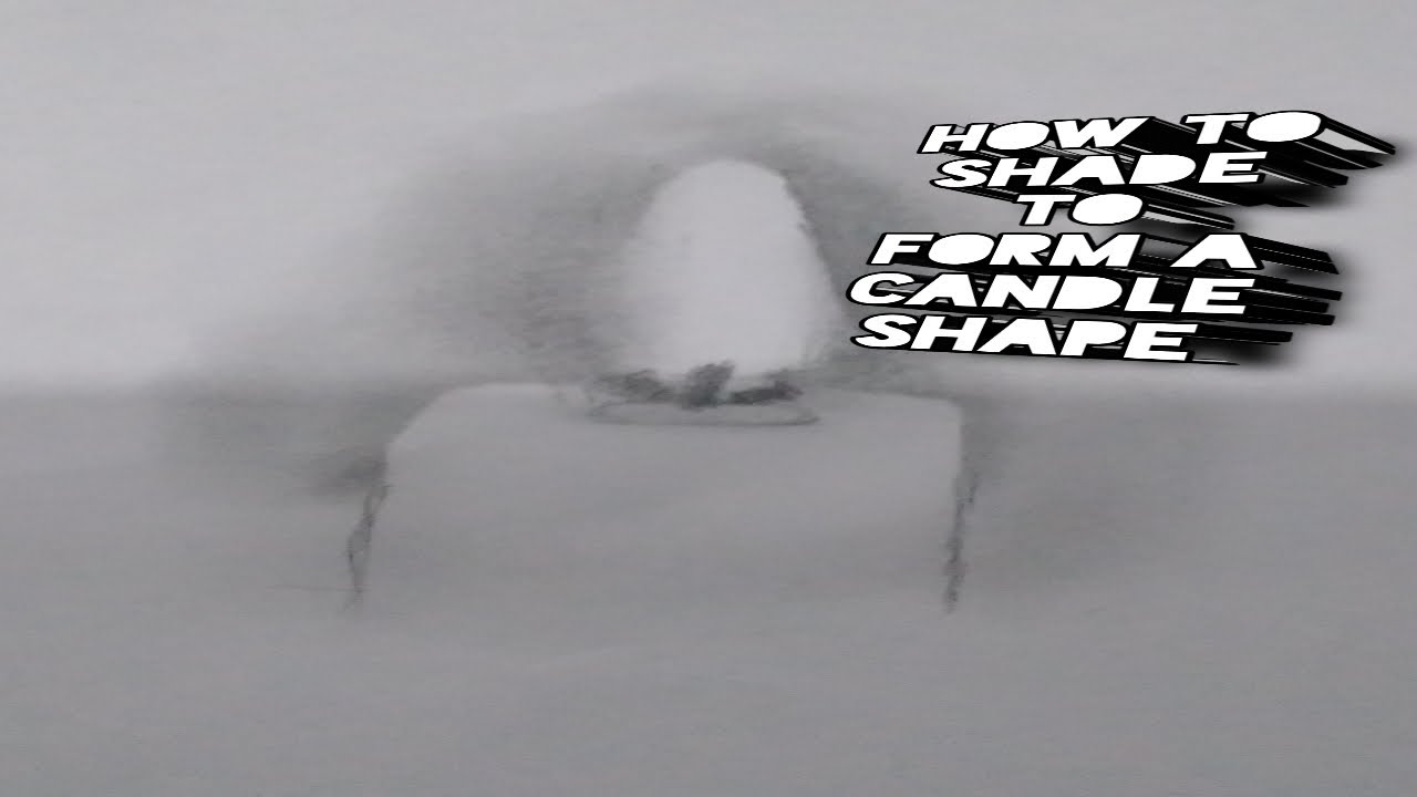 How to shade//How to shade a candle//(Candle drawing step by step ...
