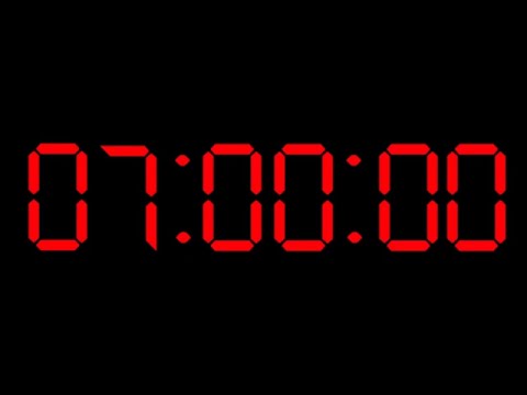 Seven Hour Alarm Clock