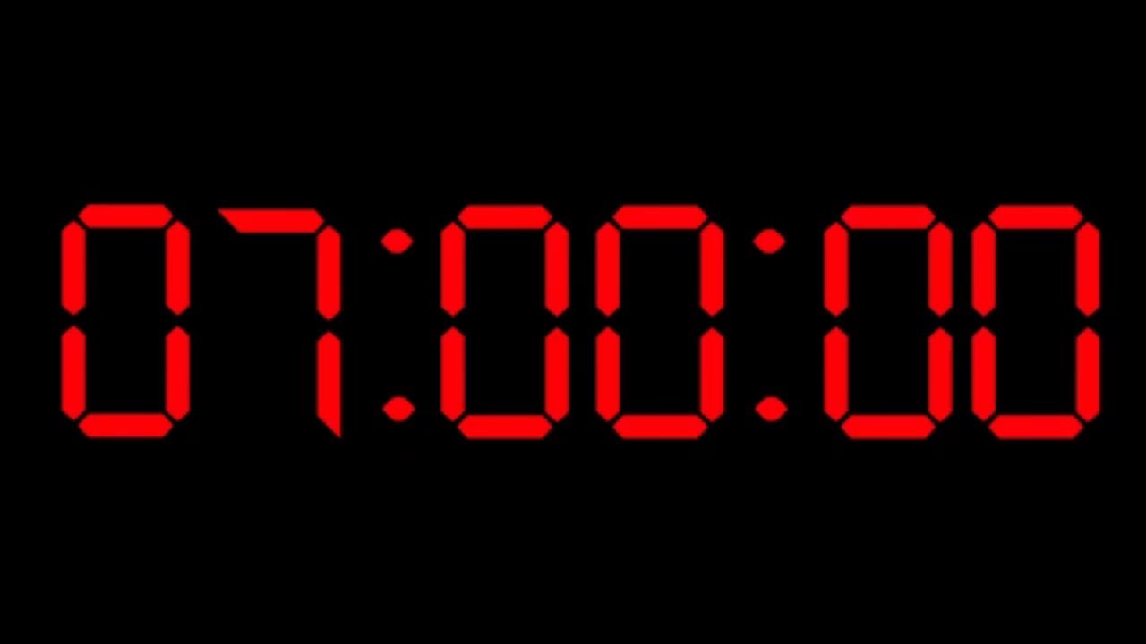 Seven Hour Alarm Clock - YouTube