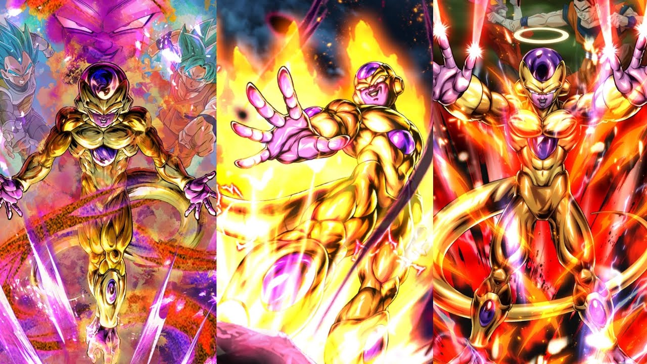 Trio Golden Freeza Dragon Ball Legends - YouTube