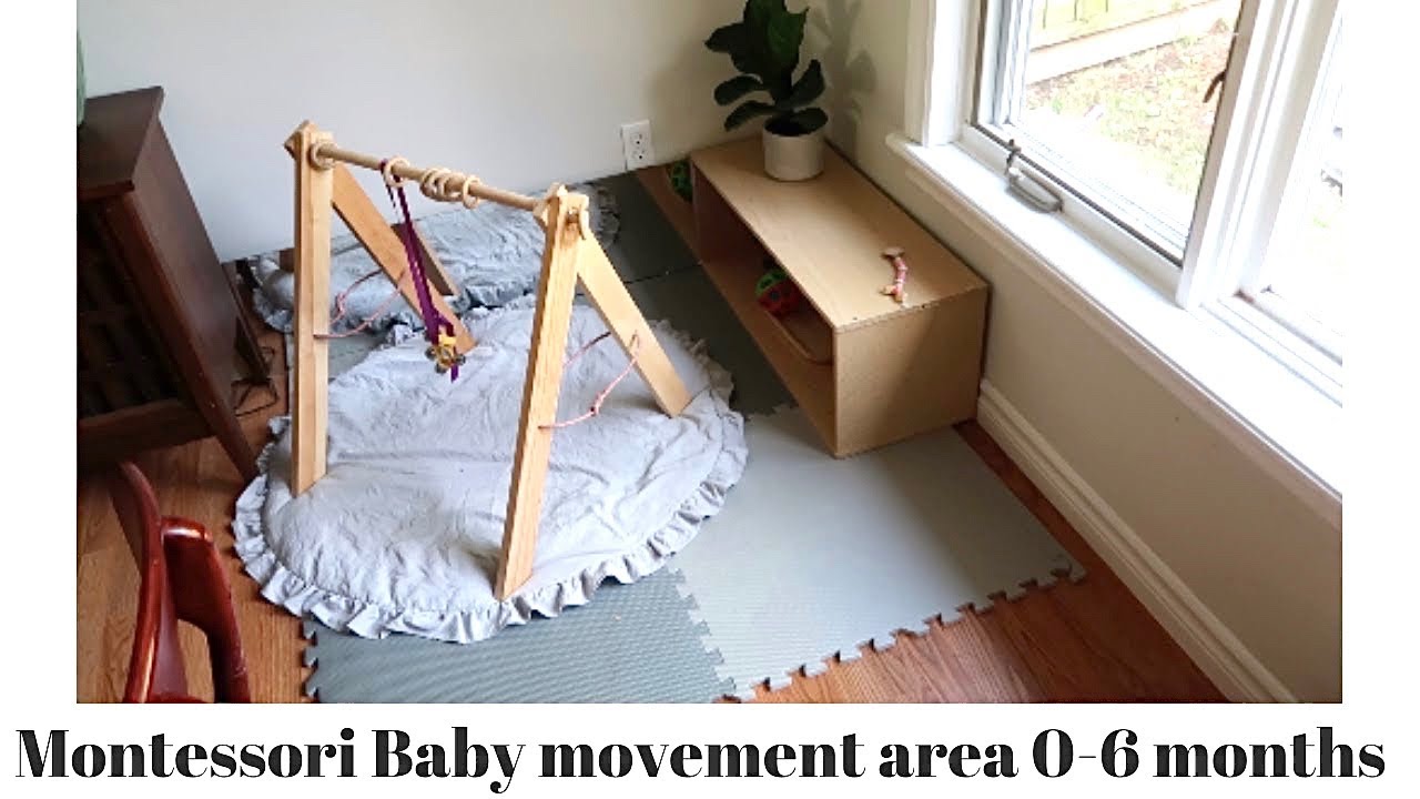 Montessori Baby movement area 0-6 months - YouTube