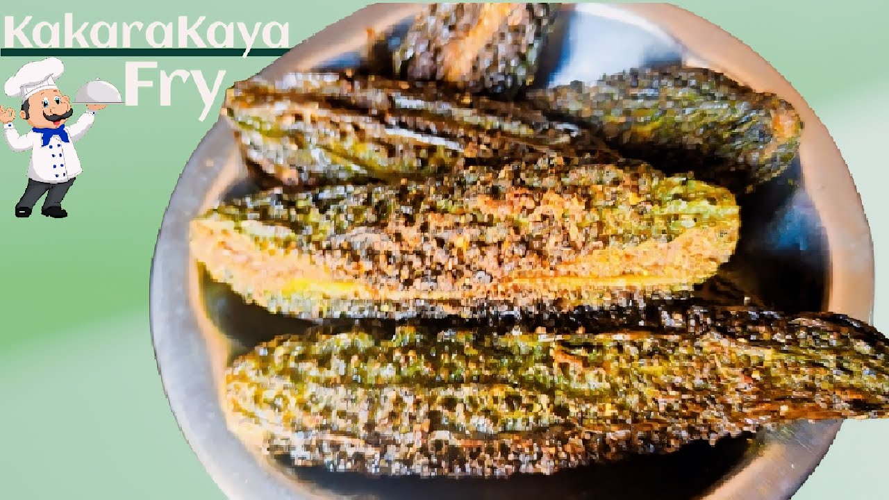 How To Make Bitter Gourd fry || KakaraKaya Fry || #fry #food #trending ...