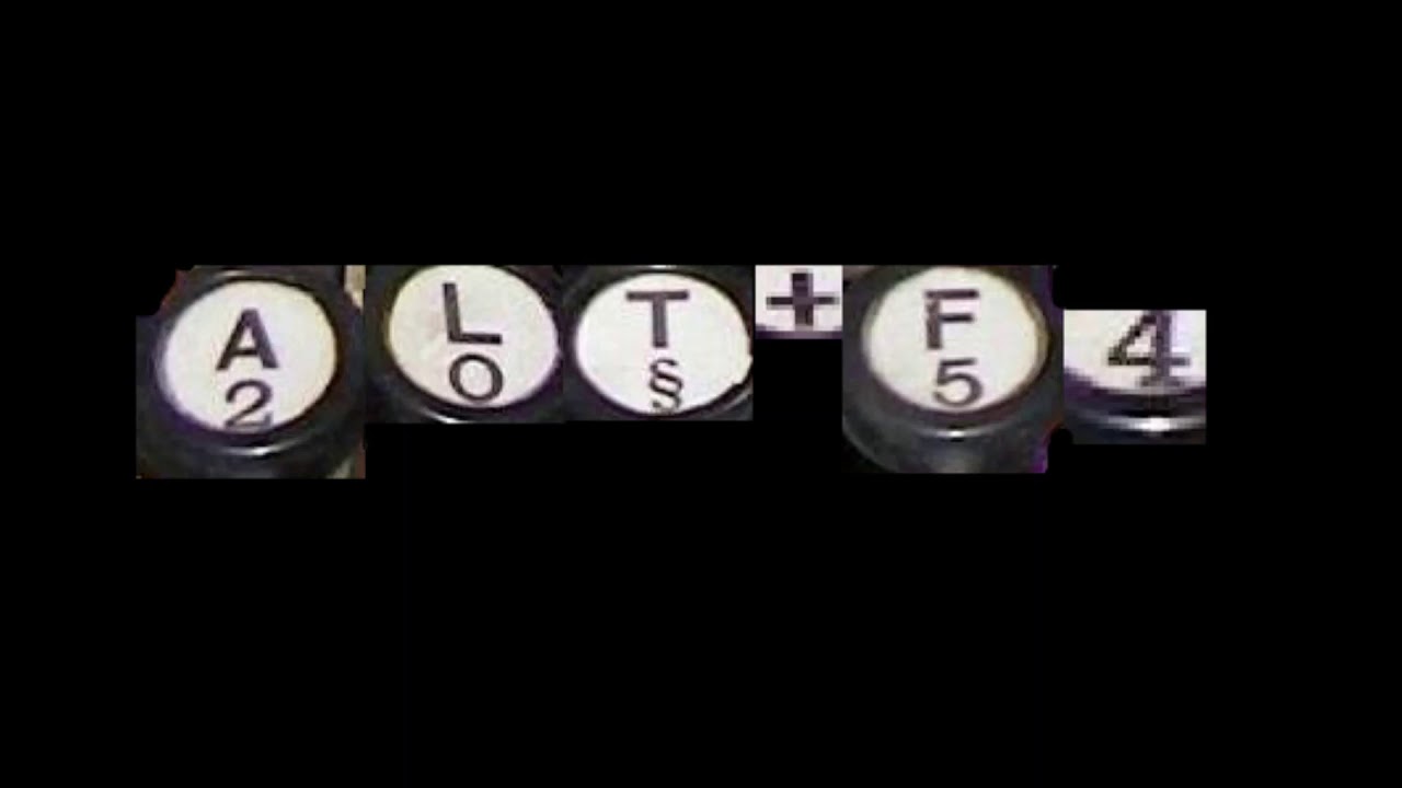Pictogramme- alt+f4 - YouTube
