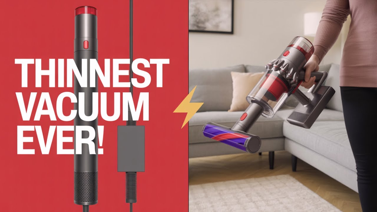 Dyson PencilVac Unveiled: World’s Thinnest Cordless Vacuum 2025! 🚀 ...