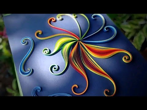 How to make 6 different quilling swirls 🤗💙🌼 paper quilling swirls #diy ...