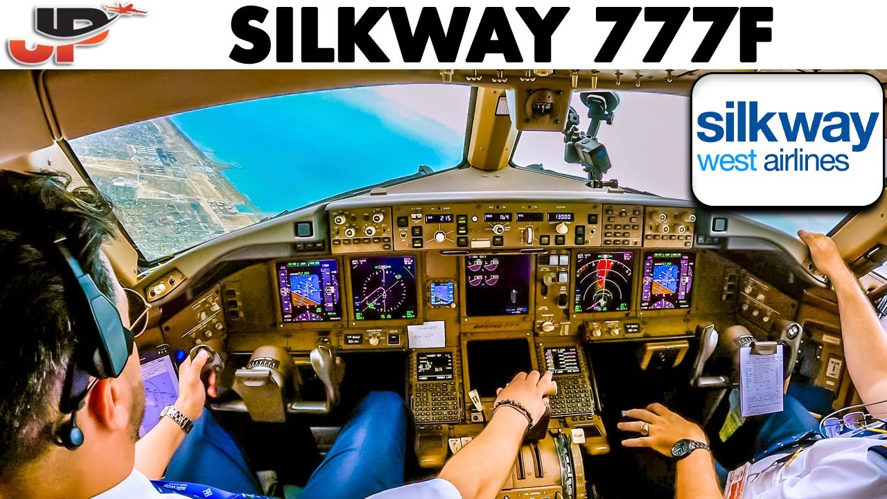 Flying a New Silkway Boeing 777 Freighter to Dubai - YouTube