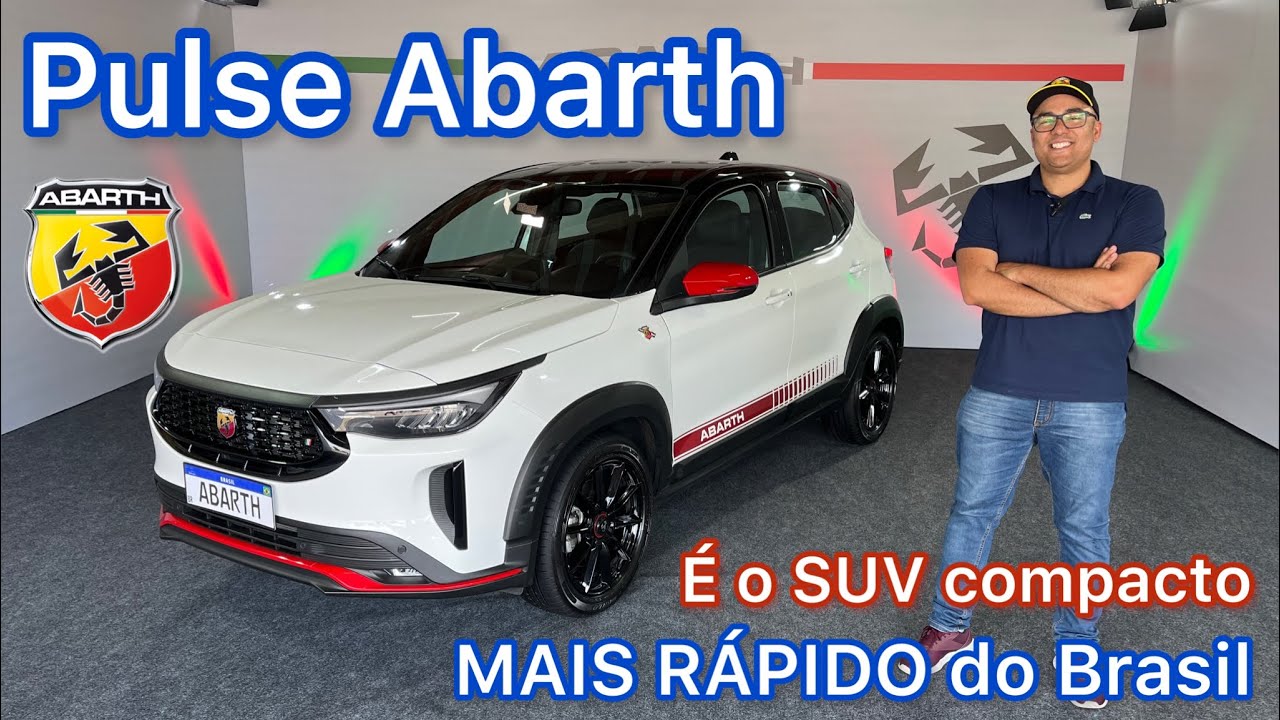 PULSE ABARTH é o SUV MAIS RÁPIDO DO BRASIL! motor de Compass e Toro ...