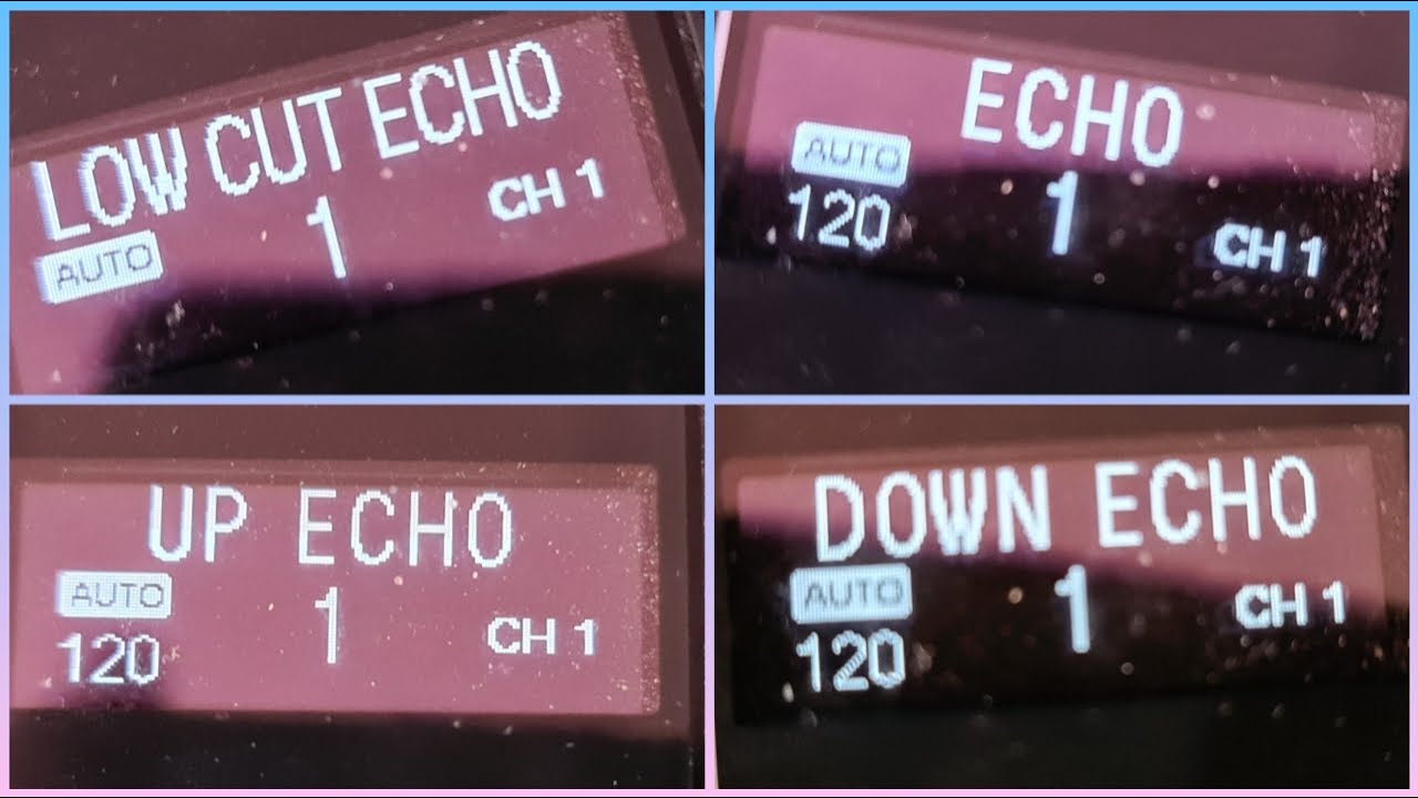 DJ ASÍ SUENAN TODOS LOS ECHO DE EL BEAT FX (ECHO, LOW ECHO, UP ECHO ...