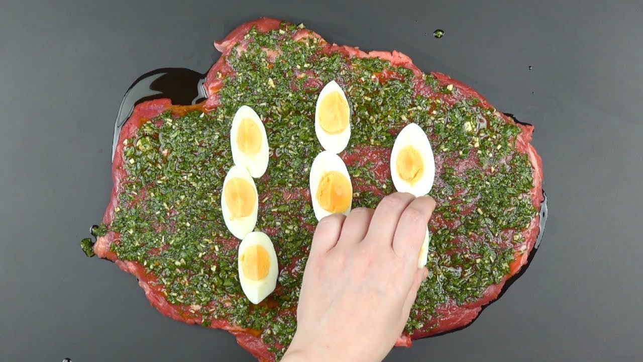 Nobody Can Resist This Flank Steak With A Special Filling - YouTube