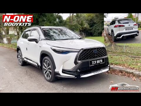 Toyota Corolla Cross Install With Full Set Project R PU Bodykit - YouTube