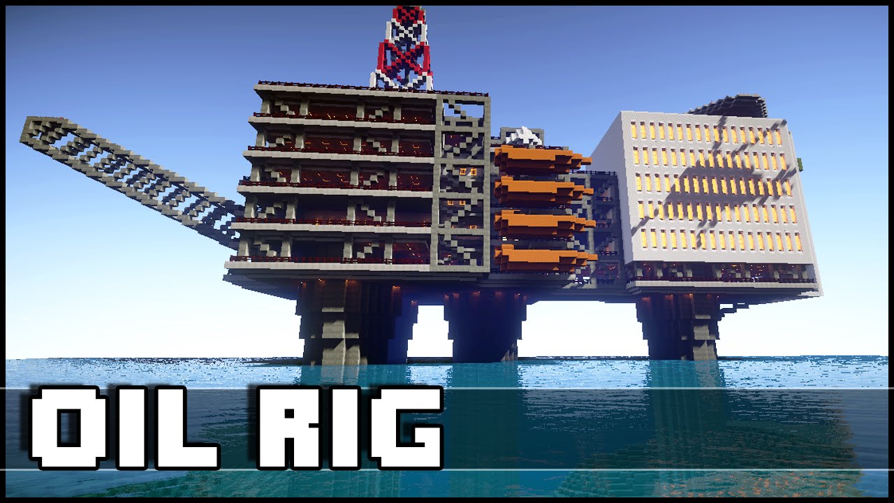 Minecraft - Oil Rig - YouTube