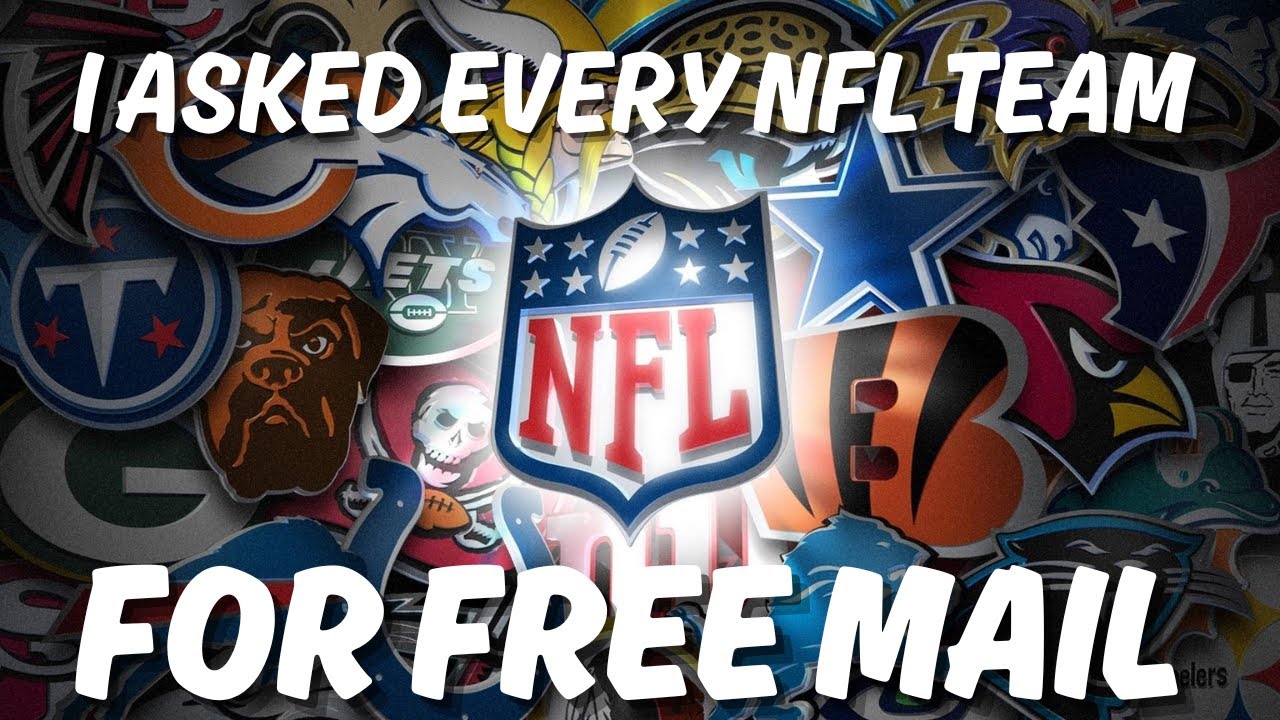 I Asked Every NFL Team For Free Mail! Here's What I Got! - YouTube