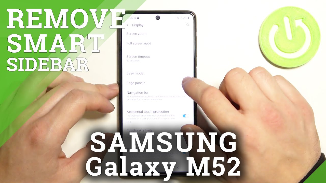 How to Enable Smart Side Bar on SAMSUNG Galaxy M52 - Hide Smart Side ...