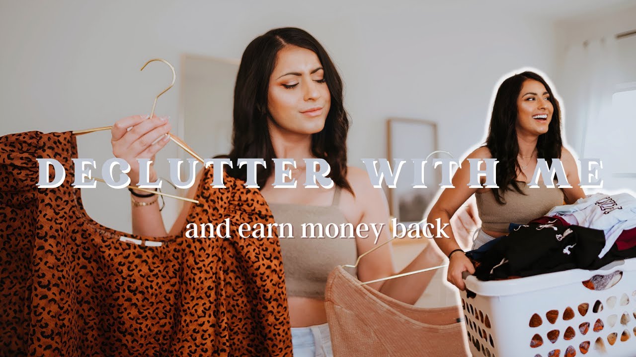💸 Declutter my closet with me - and earn money back! - YouTube