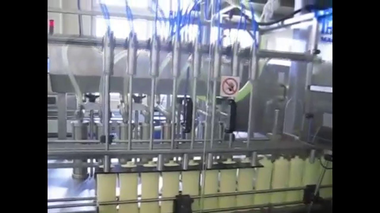 COSMETICS FILLING - CAPPING - LABELLING LINE - YouTube