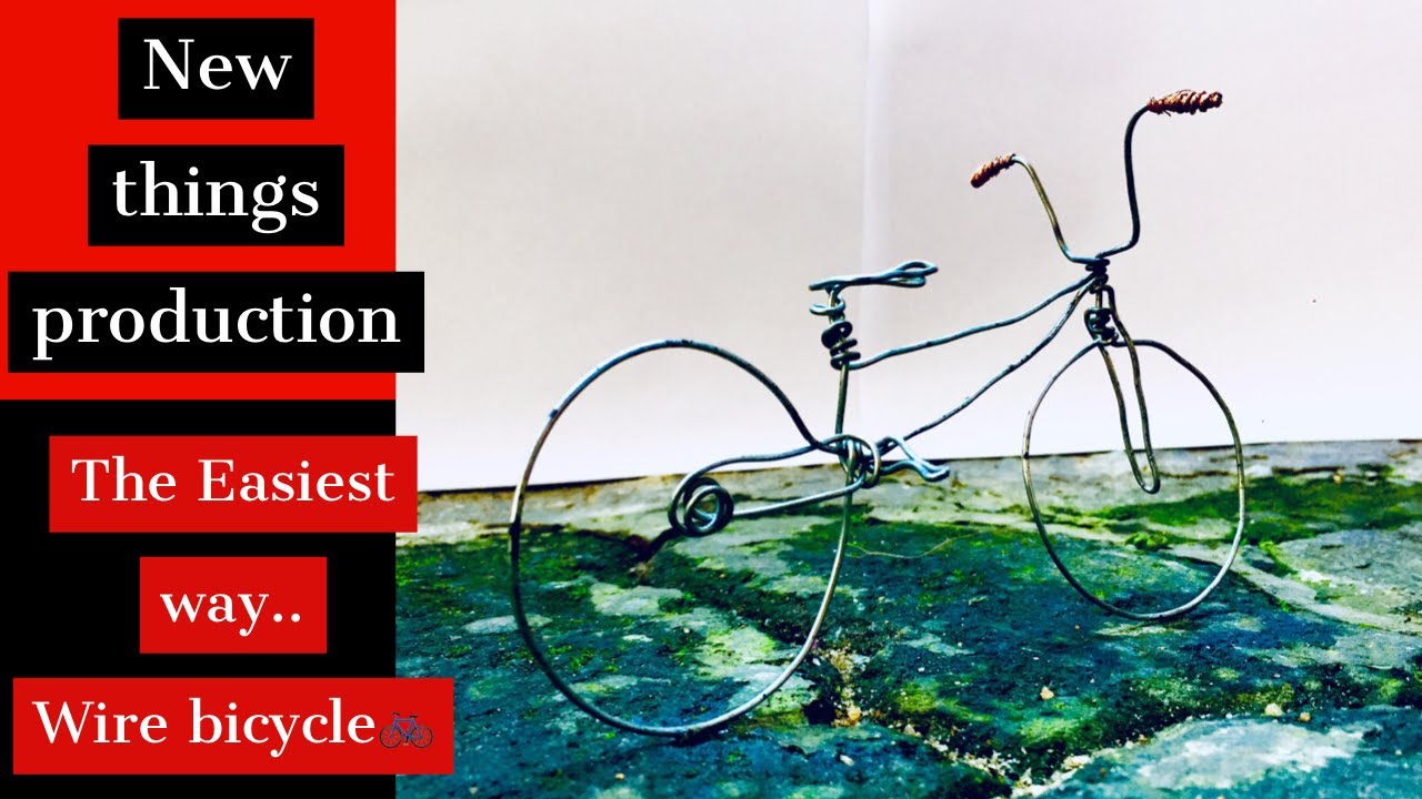 How to make a wire bicycle easy at home 🚲(DIY)#diy - YouTube
