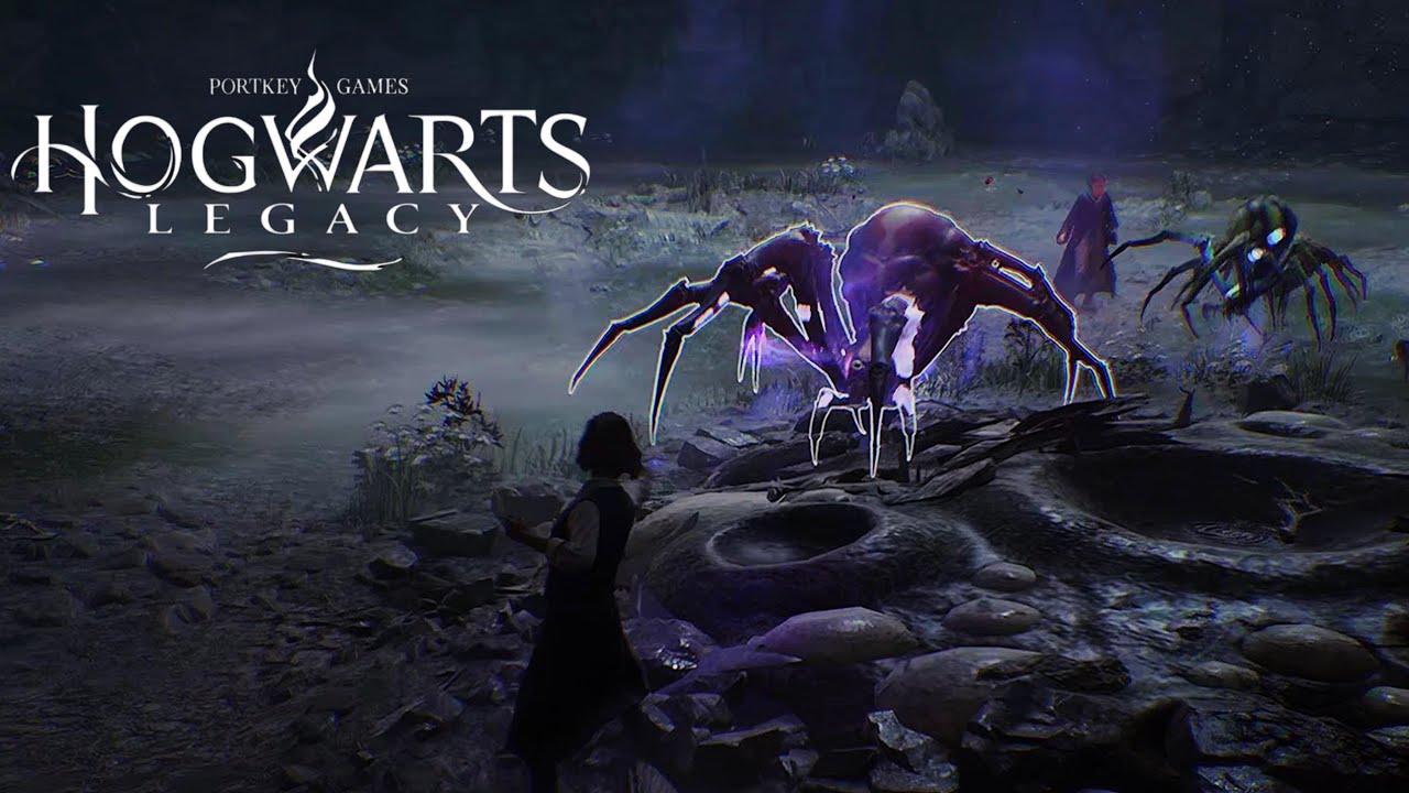 Fighting Giant Spiders in the Shadow of the Mine | Hogwarts Legacy ...