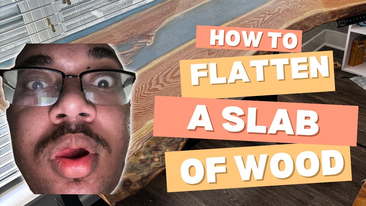 How to flatten a slab of wood on the CNC! - YouTube