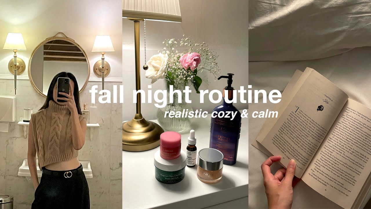 Fall Night Routine π Relaxing And Cozy Body Care Skincare Youtube