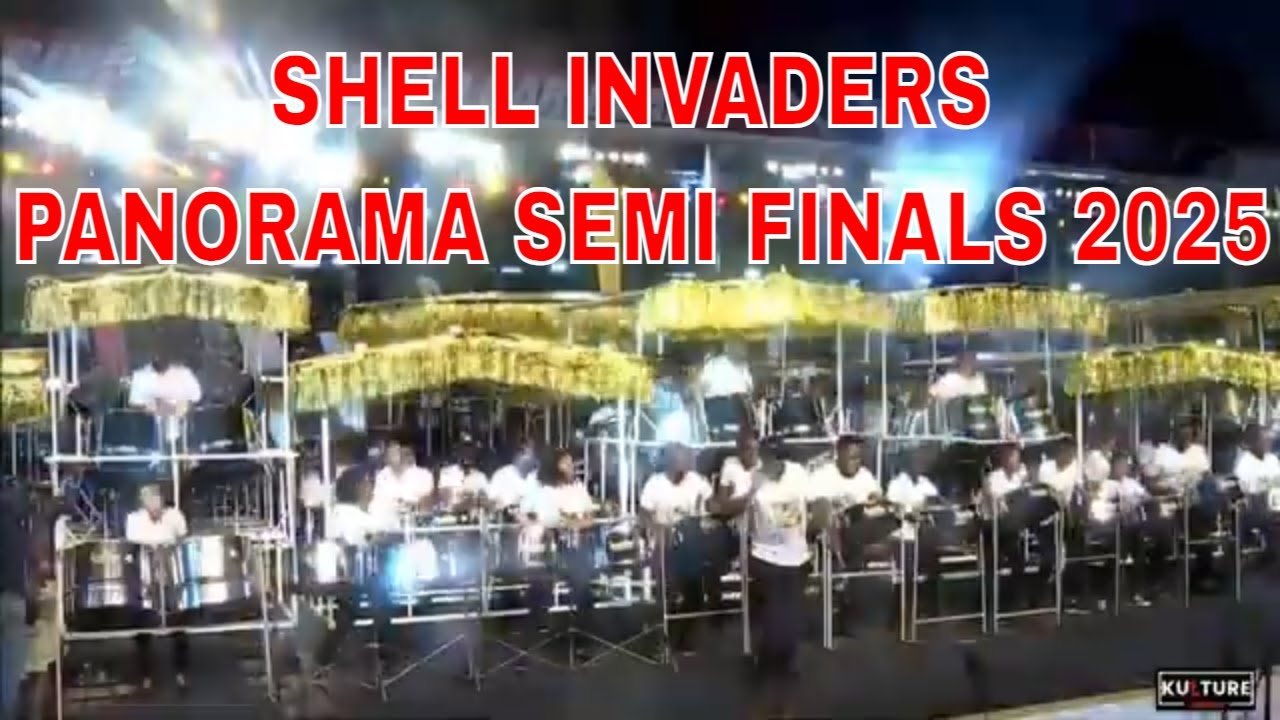 Shell Invaders Steel Orchestra Blessing Panorama Semi Finals 2025 Large ...
