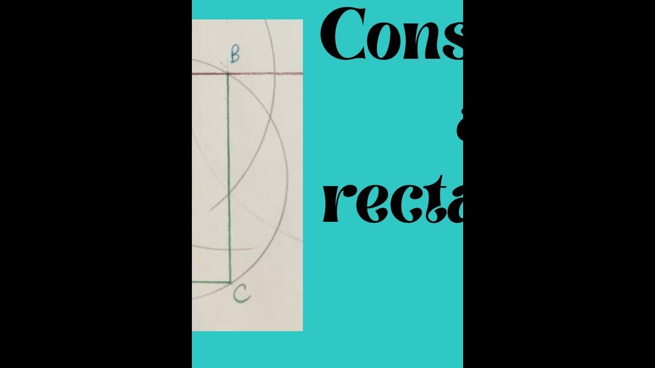 How to construct a rectangle - YouTube